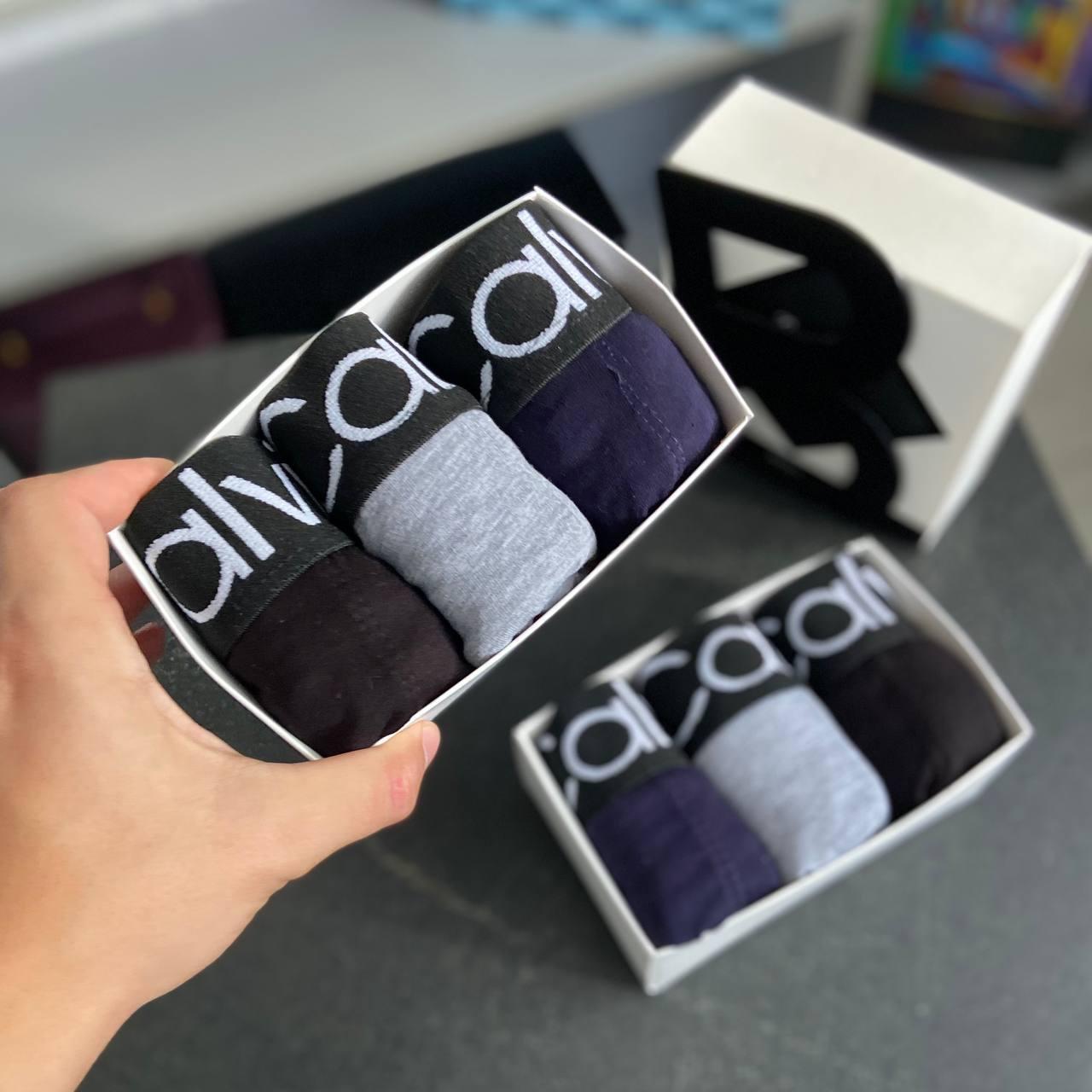 Набор Трусов Кельвин Кляйн Трусы Для Мужчины Ck Boxer Black 3 Шт Shoper ...