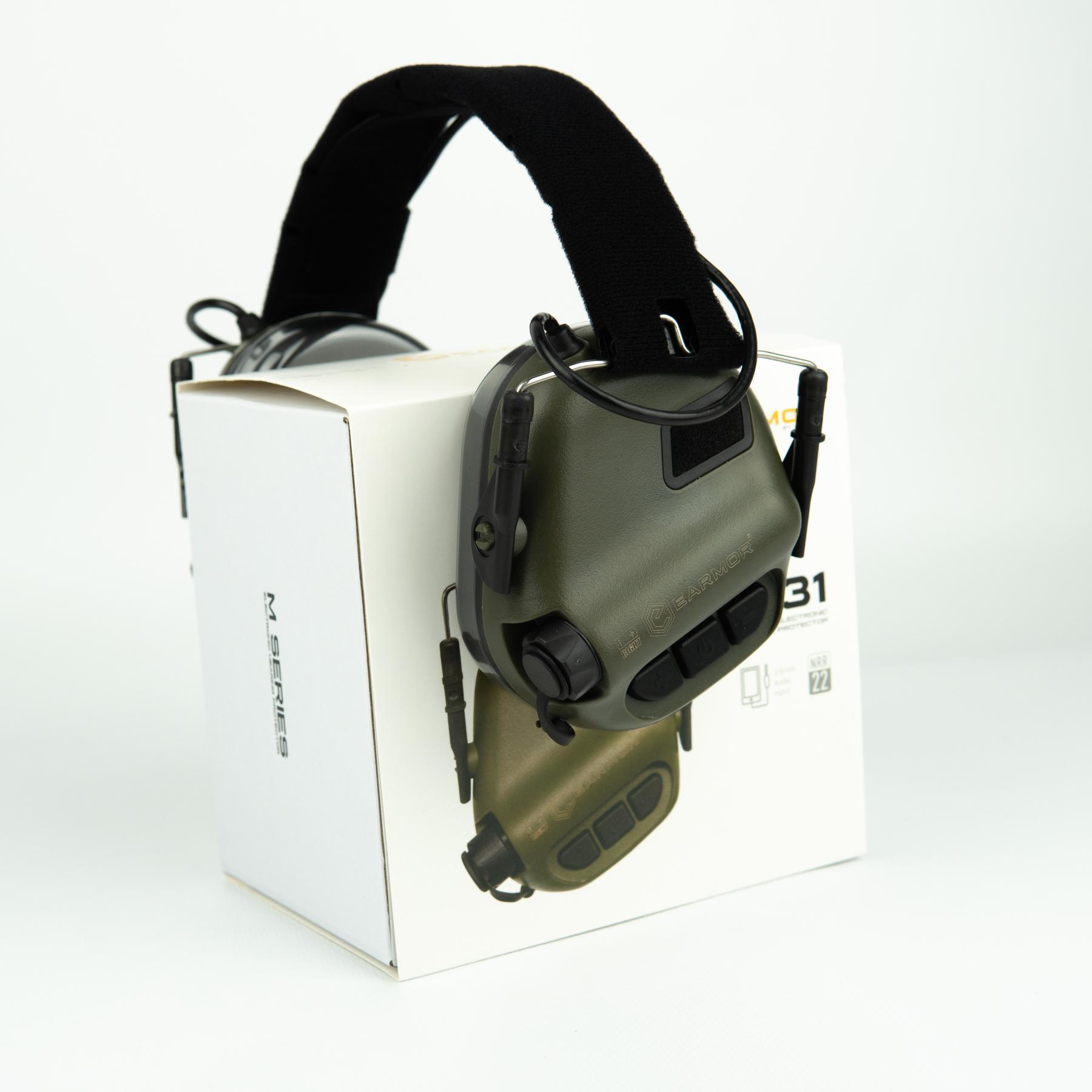 Тактические наушники EARMOR M31 MOD3 защита от шума 82 дБ для военных ...